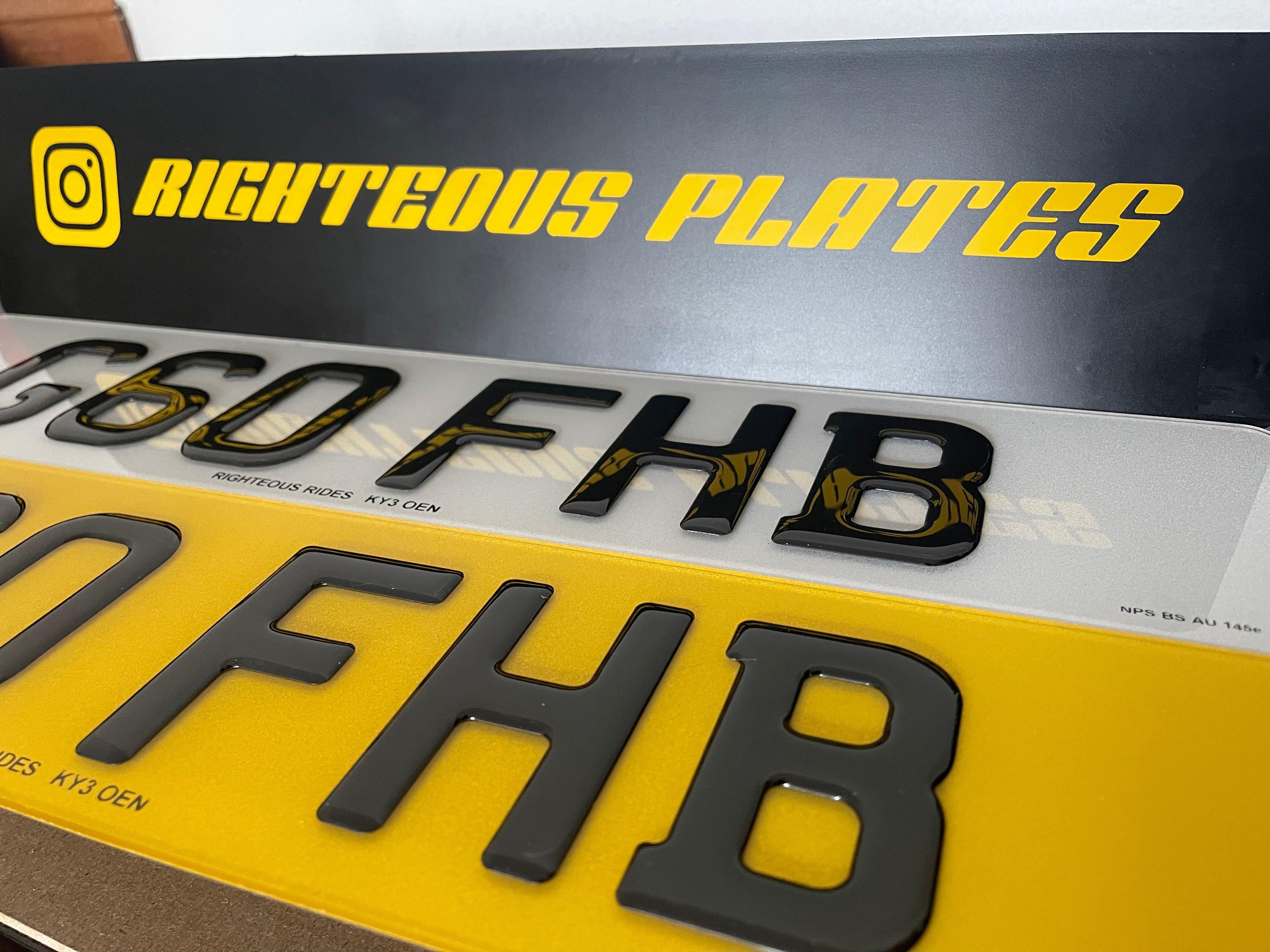 All License & Registration Plates - Printed, 3D, 4D and show plates ...