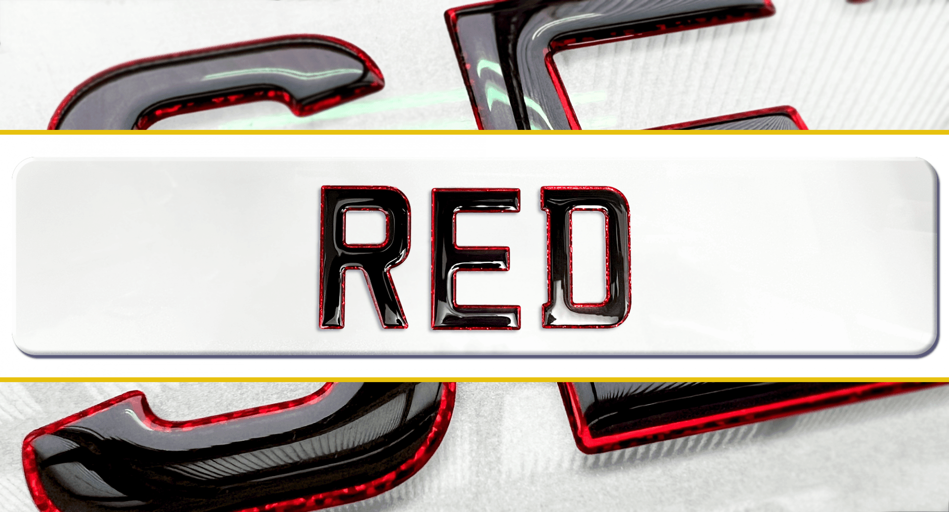 3D Gel Red Outline – Righteous Plates