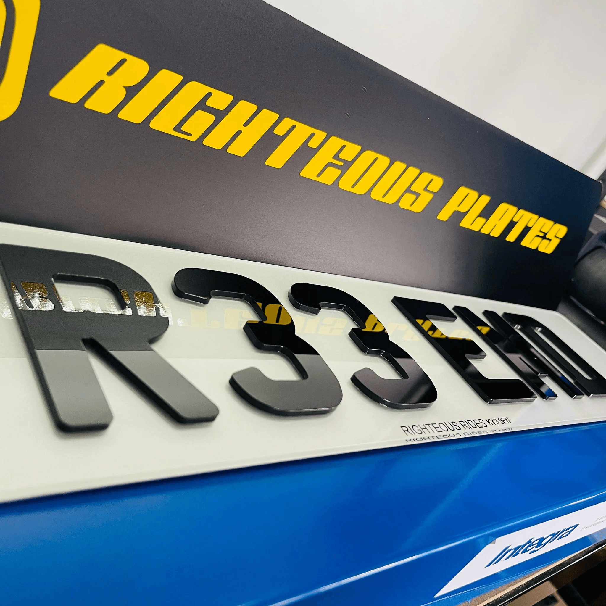 Legal 4D Number Registration Plates – Righteous Plates